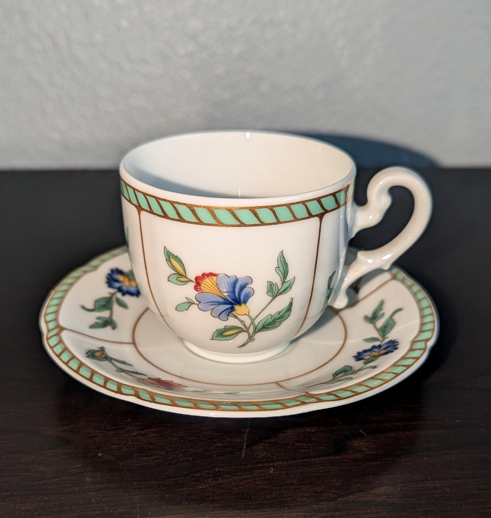 Vintage HEINRICH Porcelain Teacup and Saucer Made in Germany - Etsy