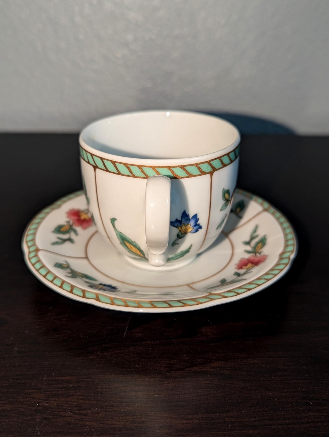 Vintage HEINRICH Porcelain Teacup and Saucer Made in Germany - Etsy