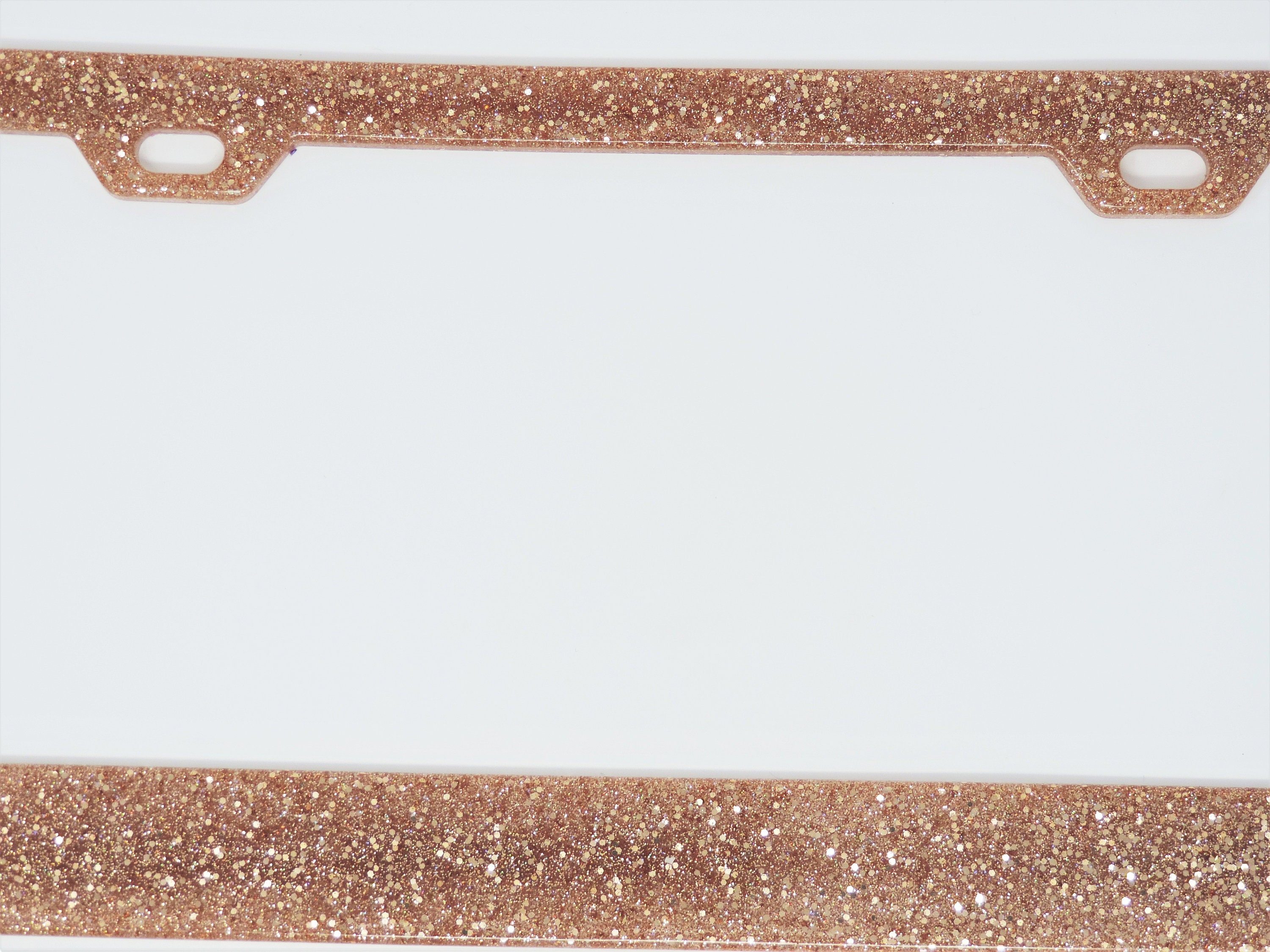 Resin License Plate Framecustom License Plate Framerose Gold Number ...