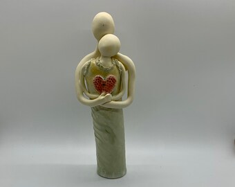 Ceramic Romantic Figurine - Etsy