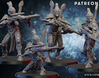 Space Elves Miniature - Etsy