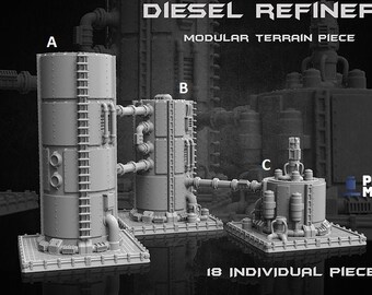 3d Printed Refinery - Etsy