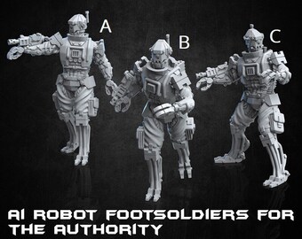 Sci Fi Robot Miniatures - Etsy