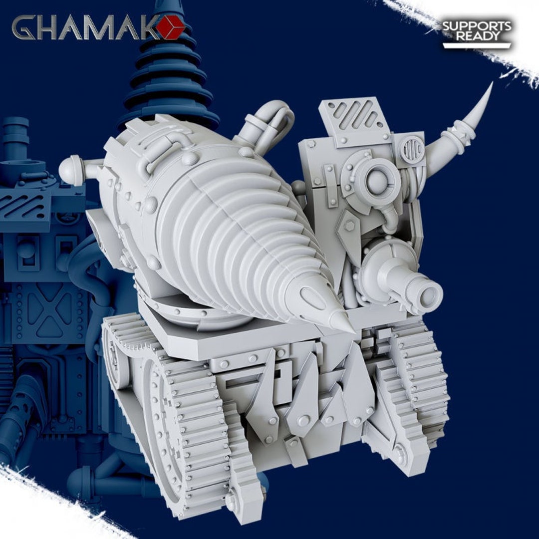 Zapp Cannon Wild West Orkz & Chaos Titans GHAMAK 3D - Etsy