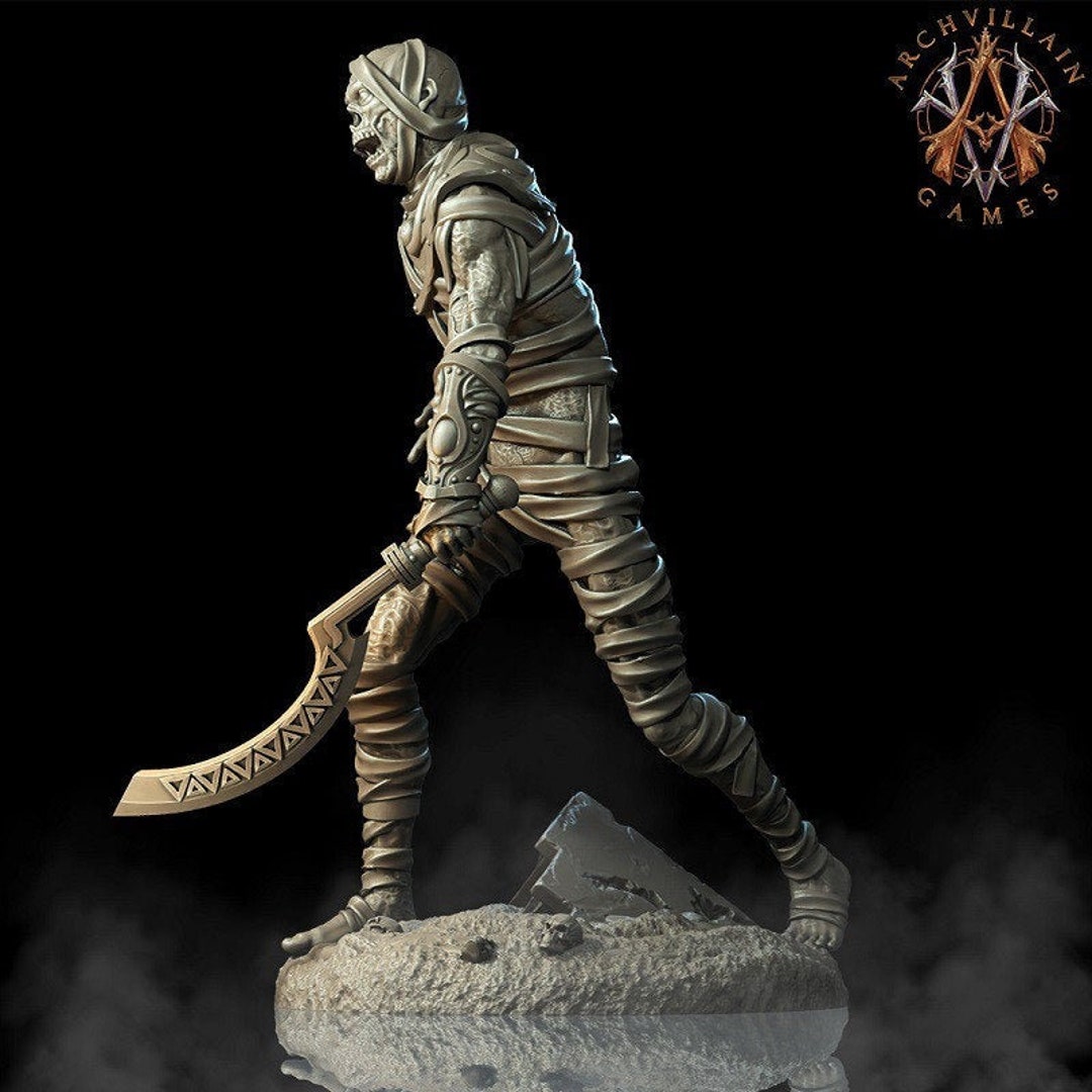 Giant Mummy the Empire of Sands 3D Printed Miniature - Etsy