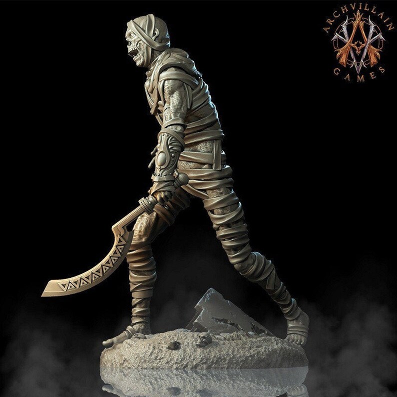 Giant Mummy the Empire of Sands 3D Printed Miniature - Etsy