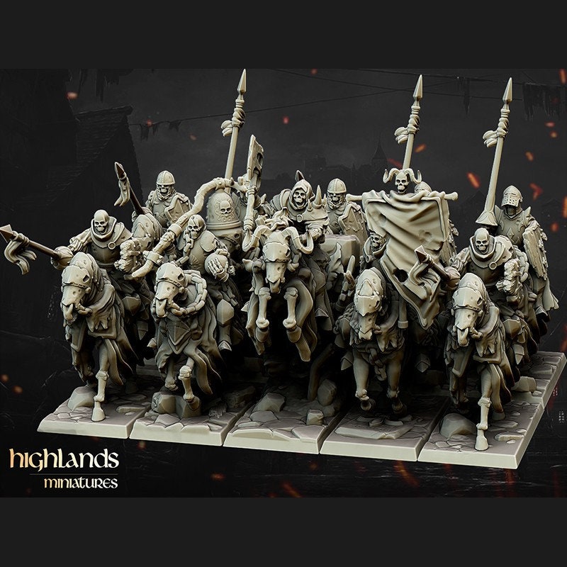 Miniature Toys D&D Dark Knights Warhammer Highlands Miniatures Dark ...