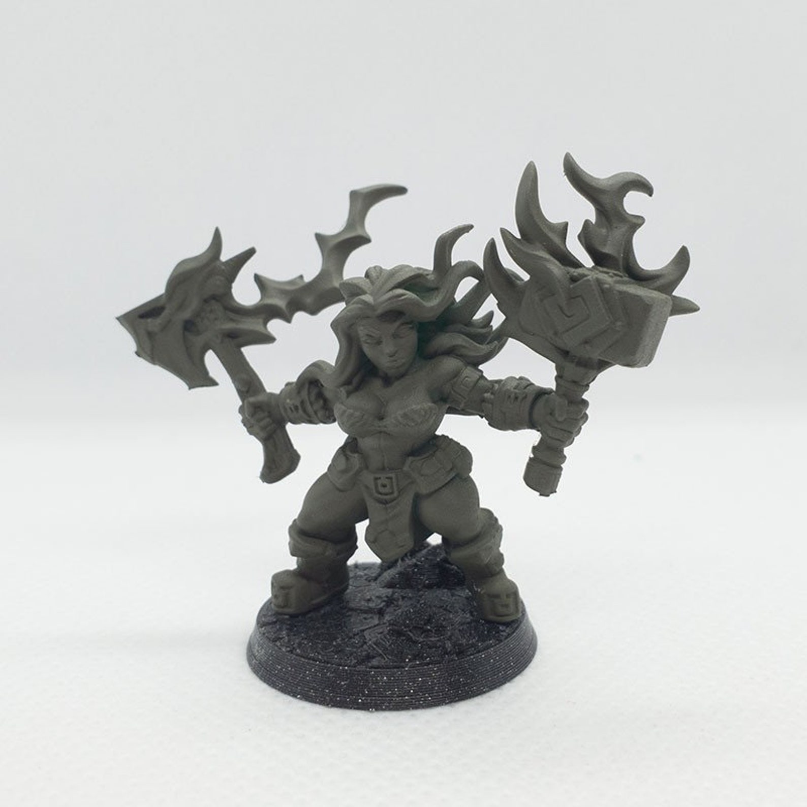 Helga Windfury modular 3D Printed Miniature Artisan | Etsy