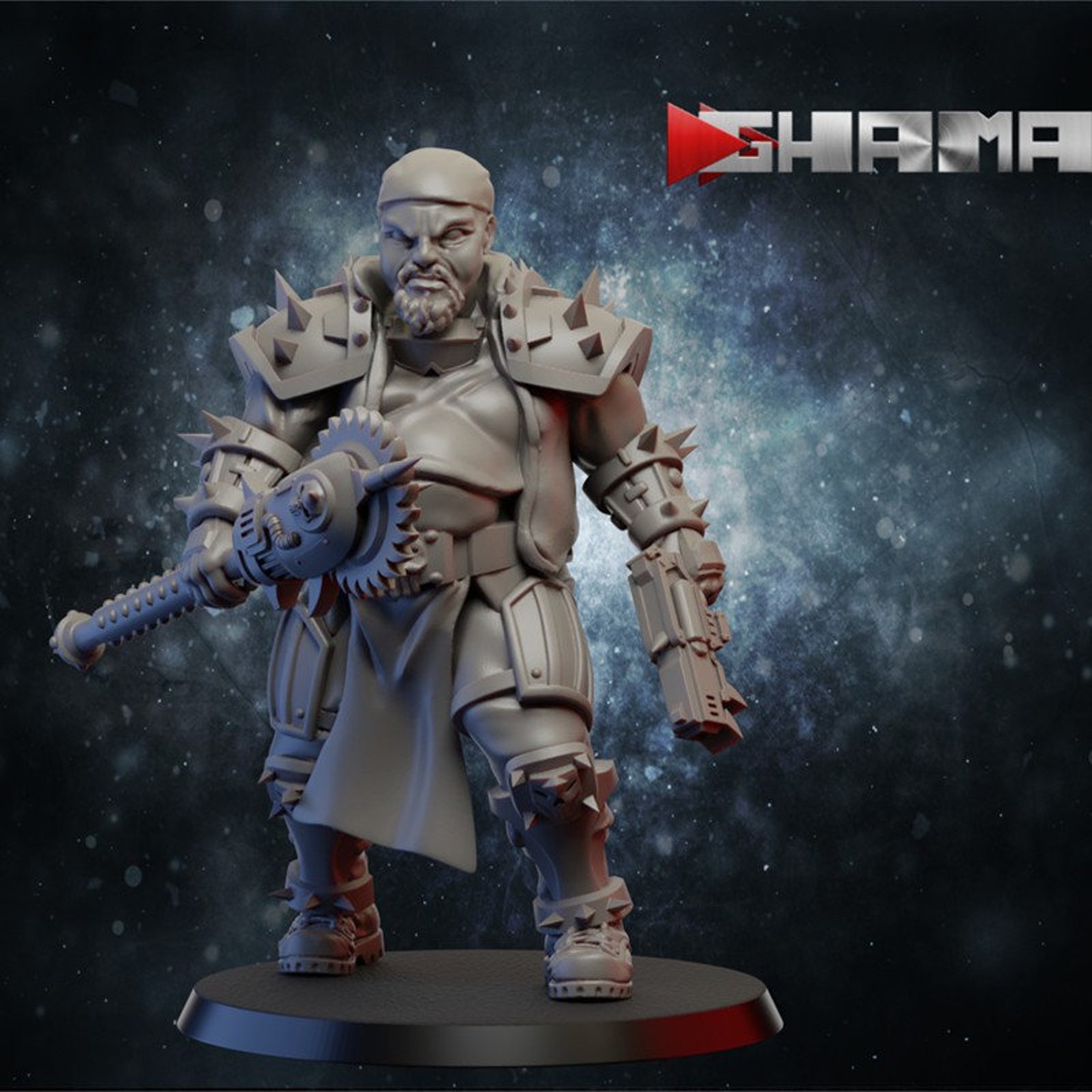 Orlock Pose 3 Sci-Fi Gang Member 3D Printed Miniature | Etsy