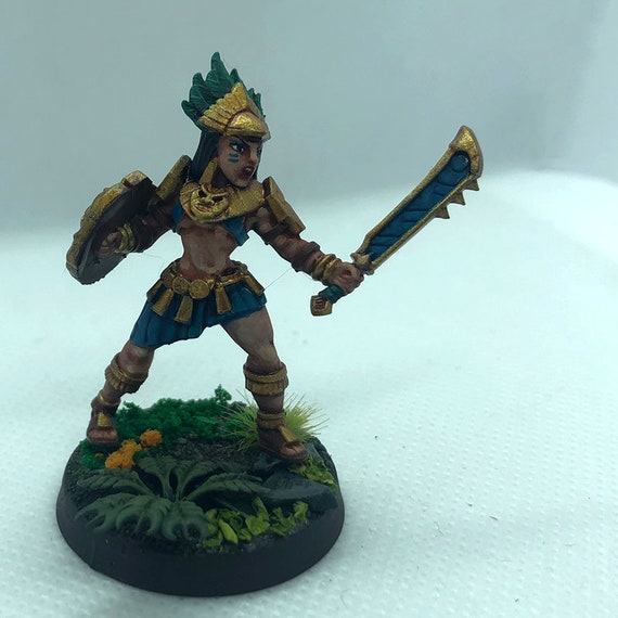 Incas Warrior With Sword 3D Printed Miniature Artisan | Etsy