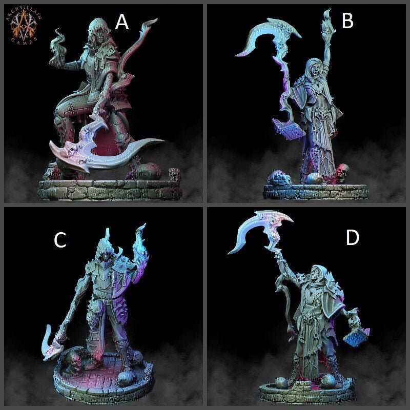 Toys & Games Miniature Toys DnD Miniature Warhammer Deathknight Order ...