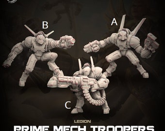 Toys Mecha-Slenderman 28mm Scale 2 Poses, 2 Sizes | Tabletop Wargaming ...