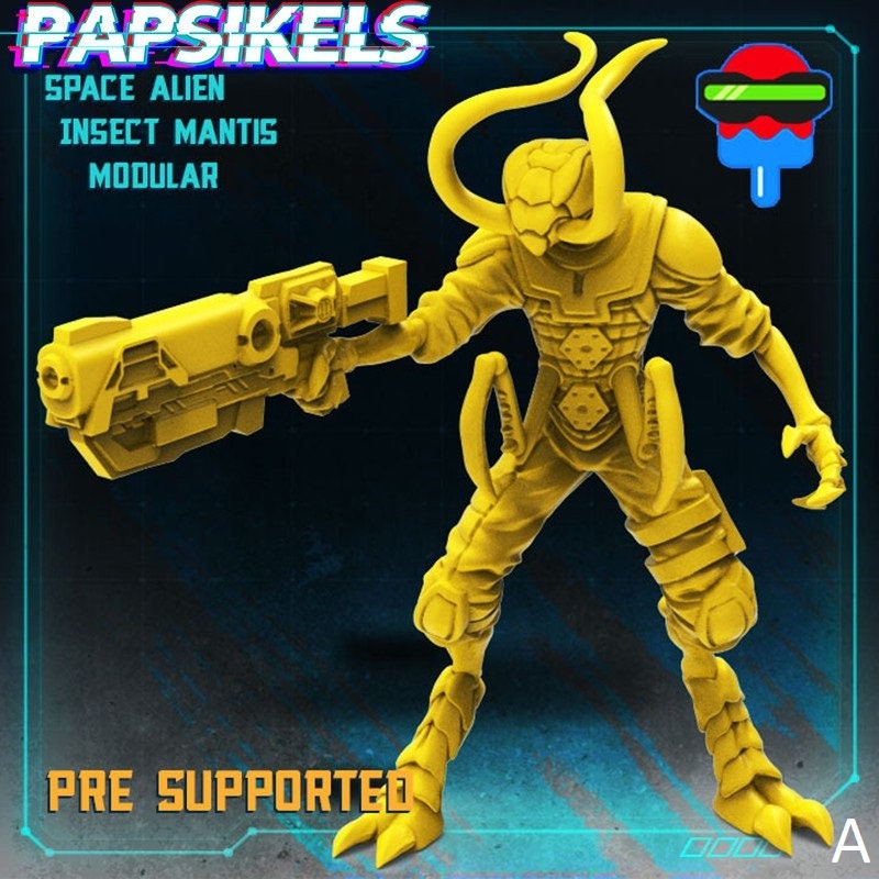 Toys & Games Miniature Toys Alien Deadly Impaler Warhammer Tabletop 3D ...