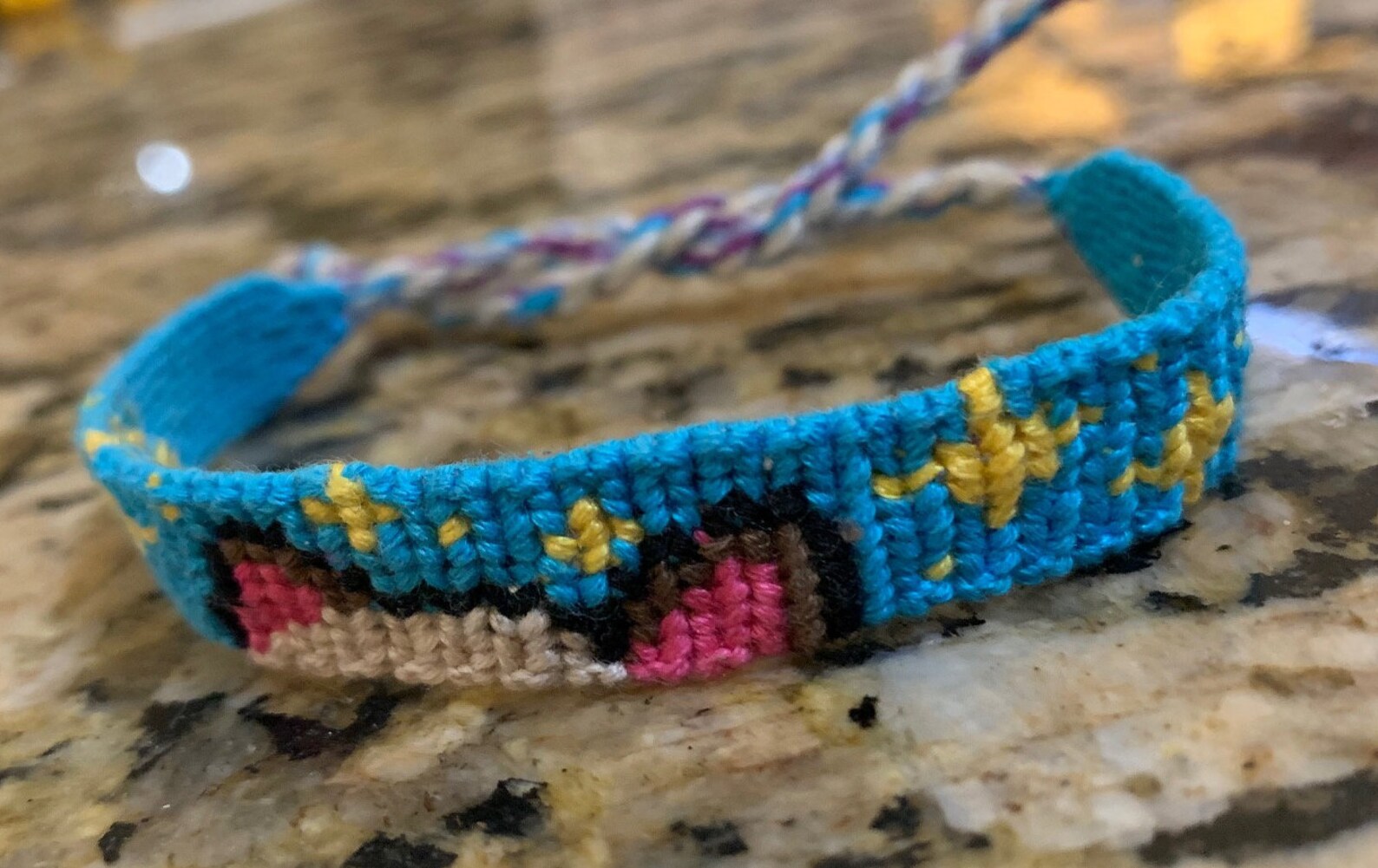 Blue Cat Knotted Alpha Friendship Bracelet - Woven - Etsy
