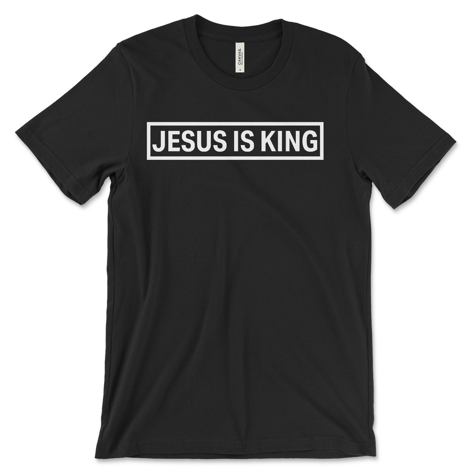 Jesus Is King Black T Shirt Christian T For Men And Women Etsy