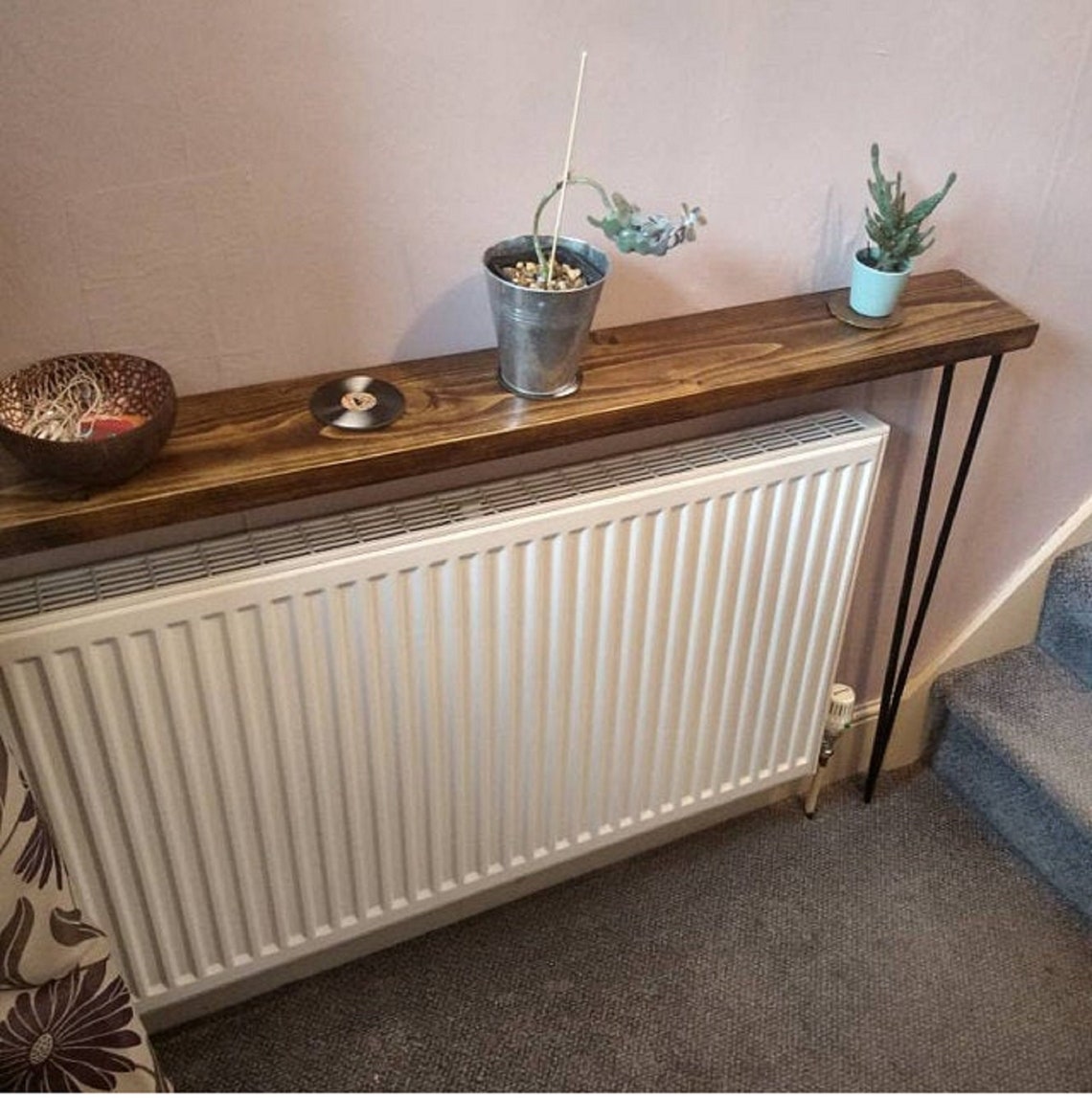 Rustic Console/radiator/hallway Table 15cm Wide Reclaimed - Etsy UK