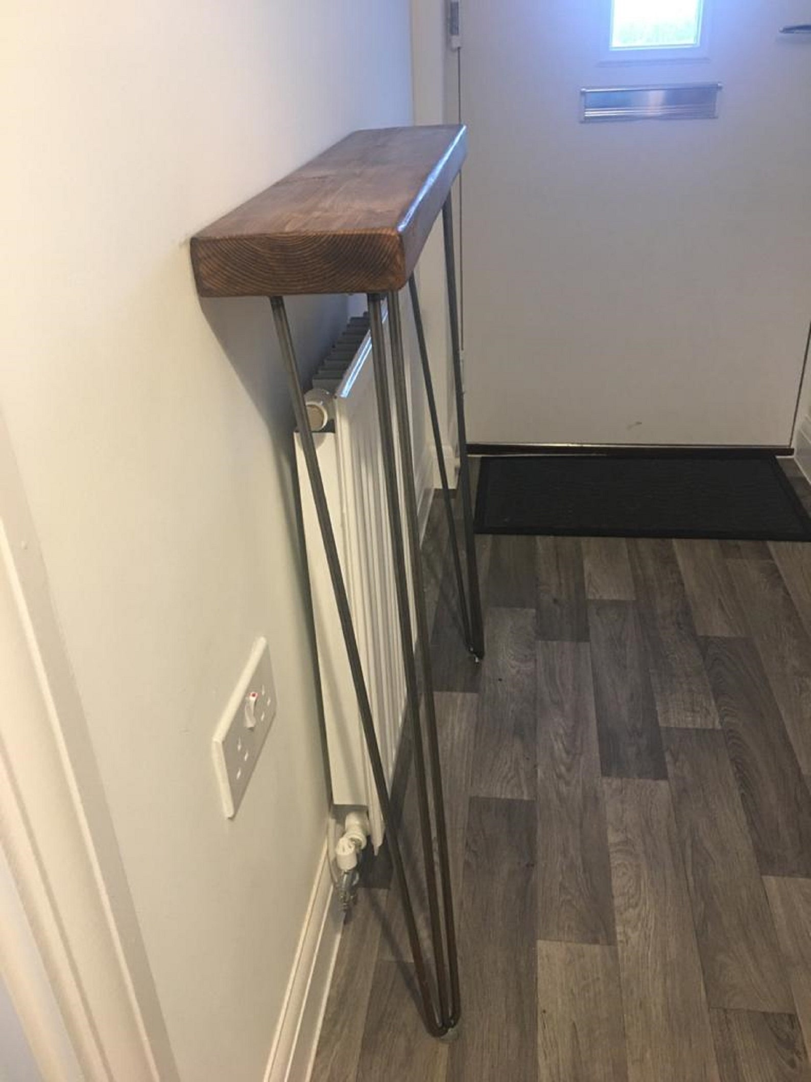Rustic Console/radiator/hallway Table 15cm Wide Reclaimed - Etsy UK