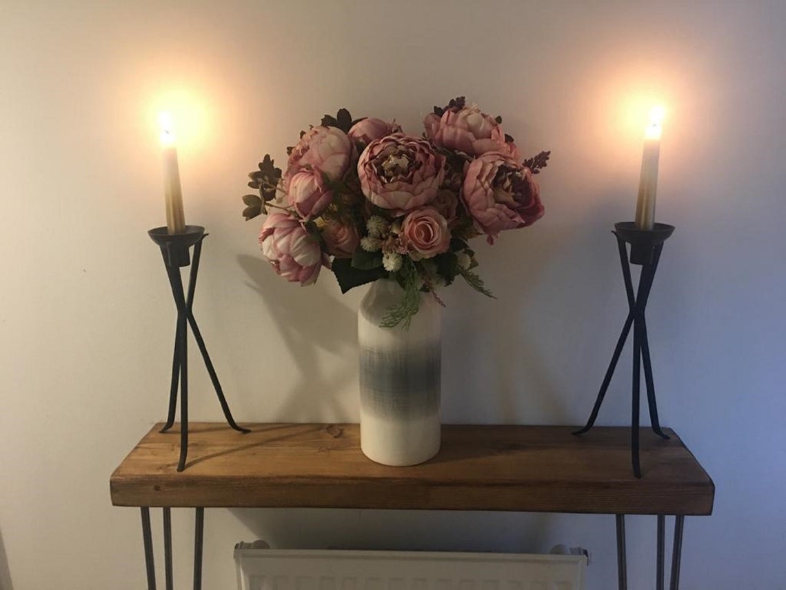 Rustic Console/radiator/hallway Table 15cm Wide Reclaimed - Etsy UK