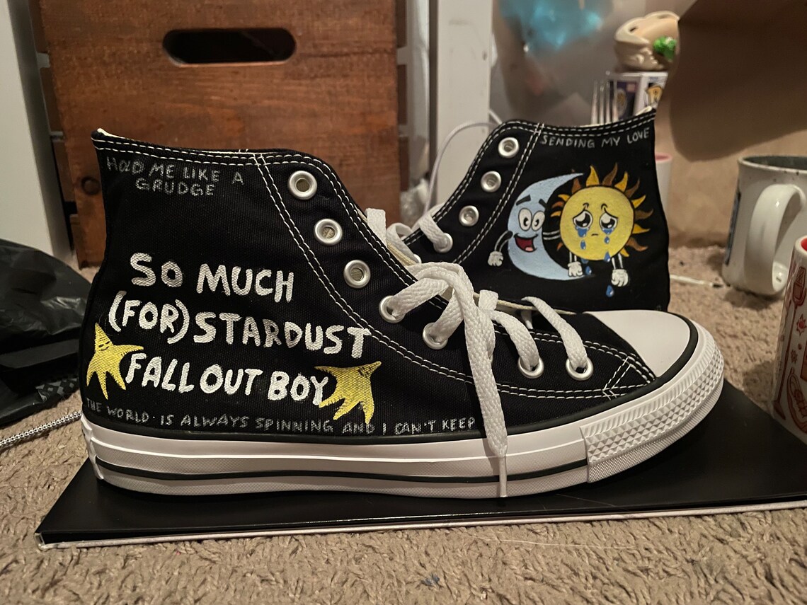 So Much (for) Stardust Fall Out Boy Custom Shoes - Etsy