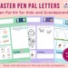 Pen Pal Stationery Kit for Kids and Grandparents | Snail Mail Letter ...