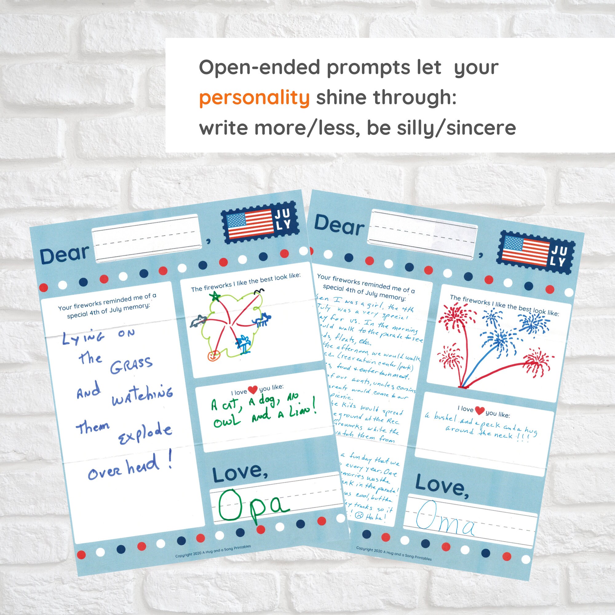 Pen Pal Letter Writing Set for Grandparents and Grandkids | Letters to ...