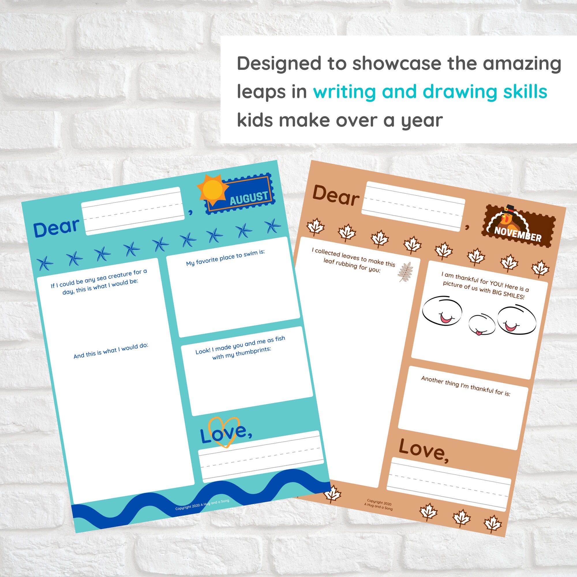 Pen Pal Stationery Kit for Big Kids and Grandparents Letter - Etsy