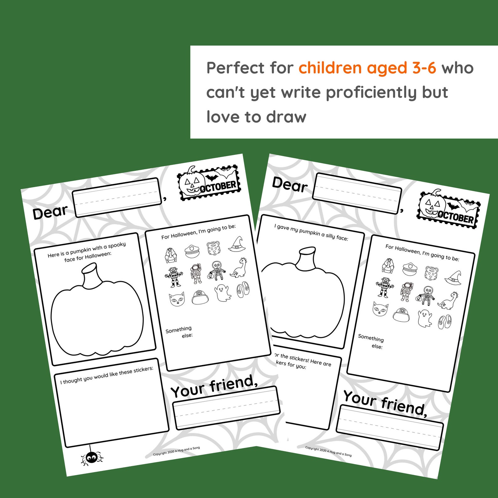 Pen Pal Stationery Set for Kids to Exchange With Friends, Classmates ...