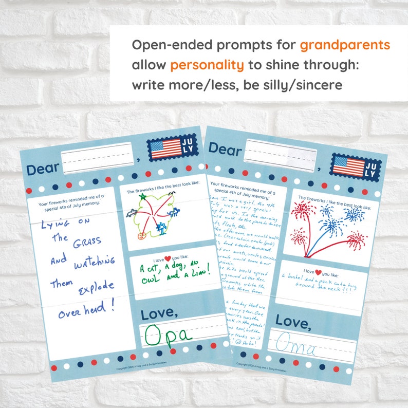 Pen Pal Stationery Kit for Kids and Grandparents | Snail Mail Letter ...