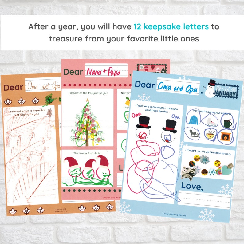 Pen Pal Letter Writing Set for Grandparents and Grandkids | Letters to ...
