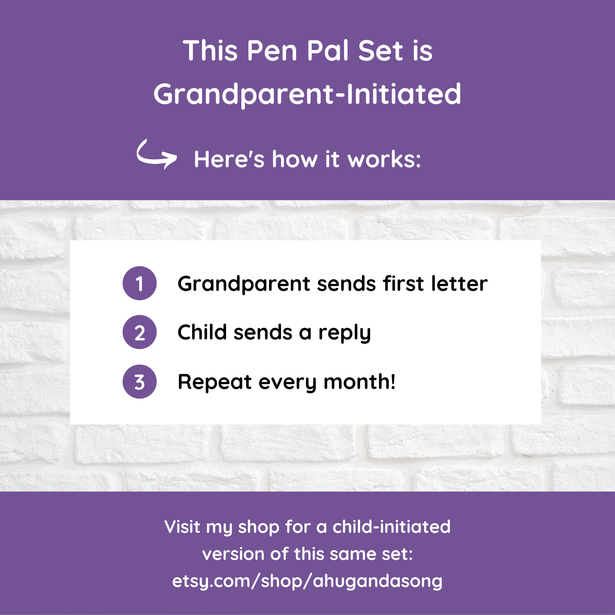 Pen Pal Letter Writing Set for Grandparents and Bigger Grandkids ...
