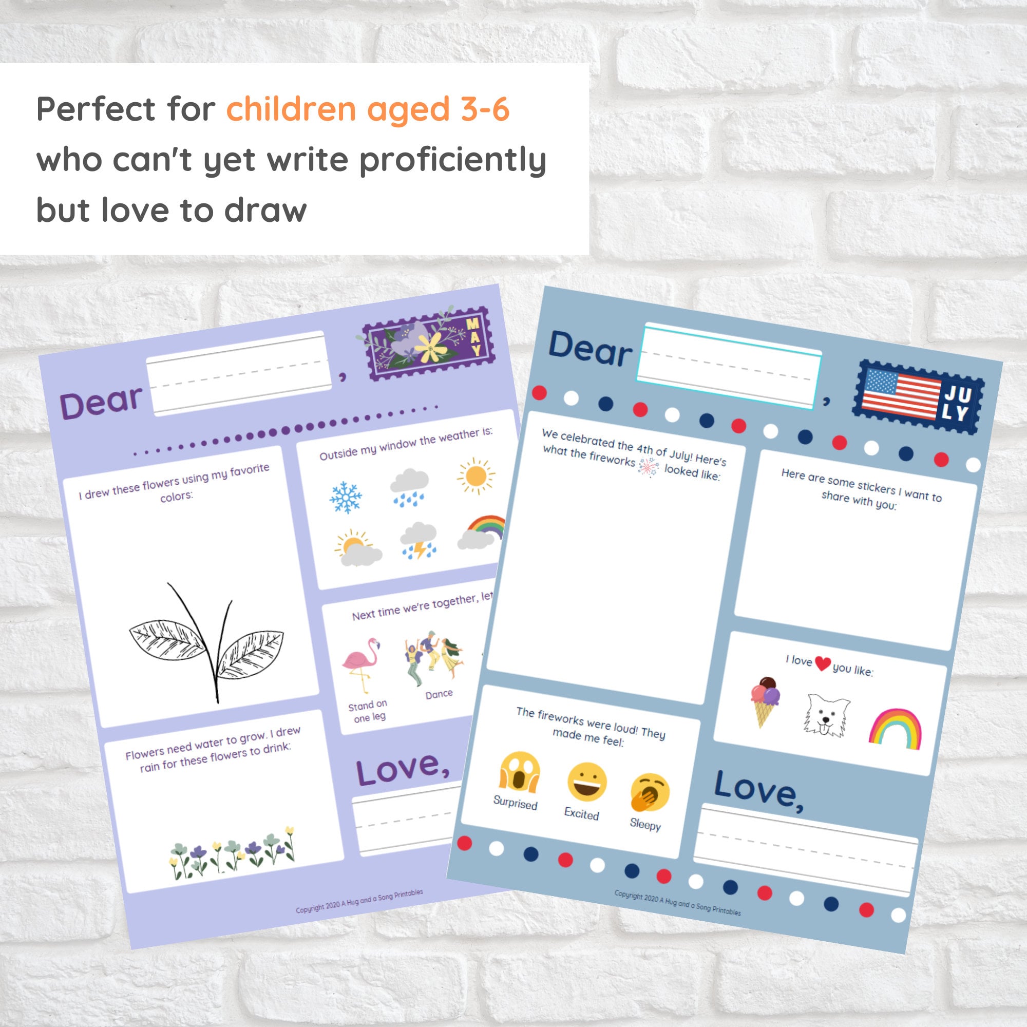 Letters to Grandparents Snail Mail Stationery Set for Toddlers and ...