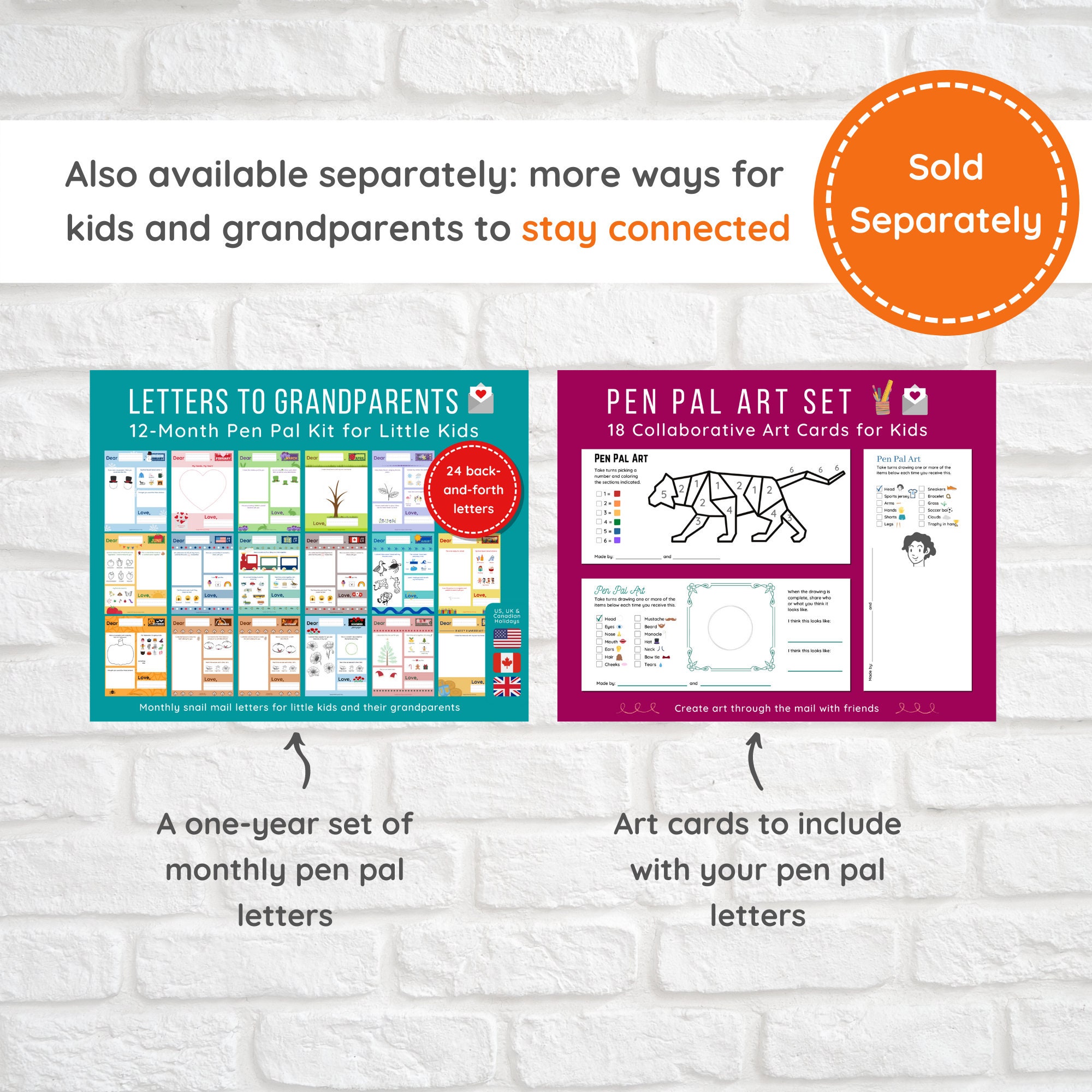 Printable Pen Pal Letters for Kids and Grandparents to Keep in Touch ...