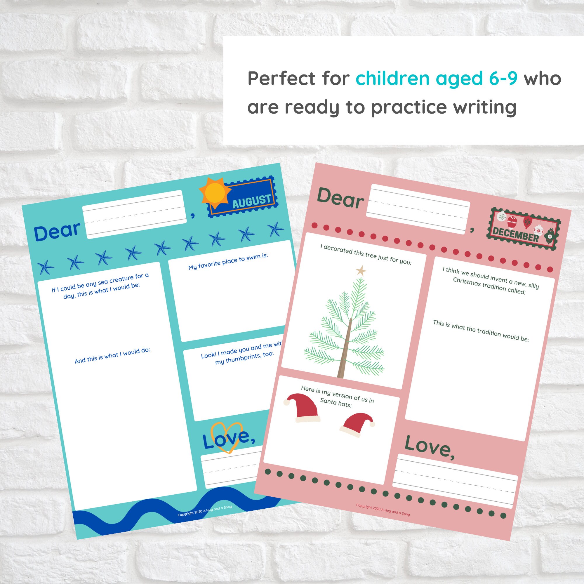 Pen Pal Letter Writing Set for Grandparents and Bigger Grandkids ...