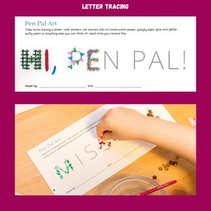 Pen Pal Art Kit | Set of Collaborative Activity Cards for Kids to ...