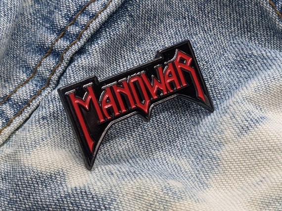 Manowar Pin Badge Heavy Metal Enamel Pin Badge - Etsy