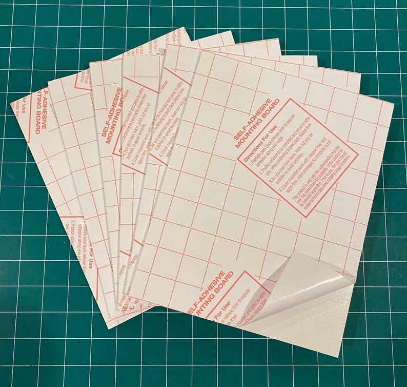 Mounting Boards: 8" × 10" -6 Pieces of 3/16" White Self-adhesive Foam ...
