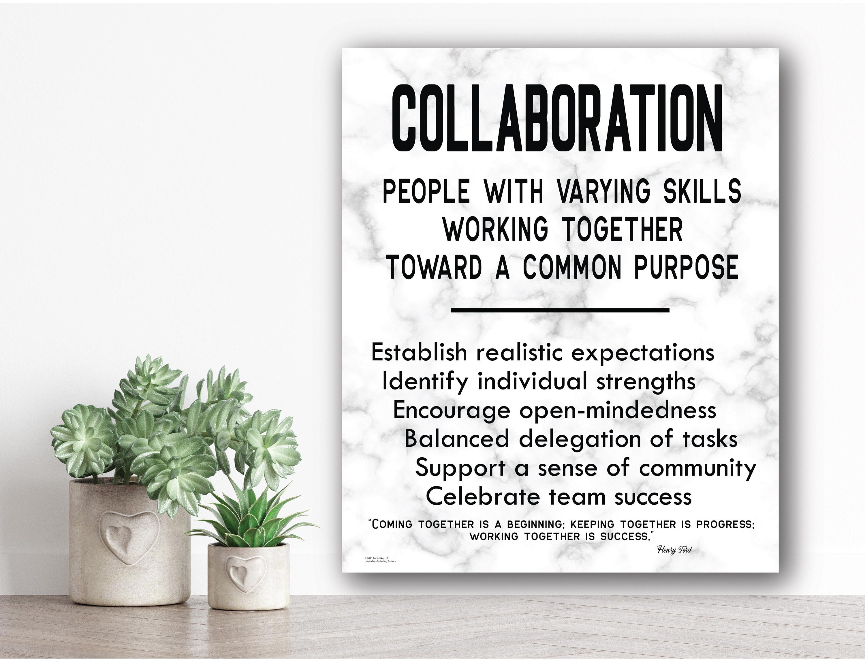 Collaboration - Motivational Educational Art, Inspirational Quote ...