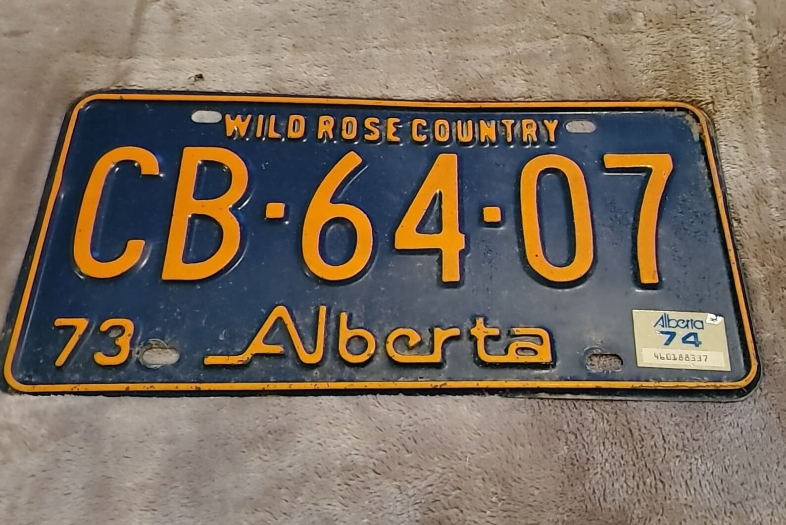 1973 Alberta License plate | Etsy