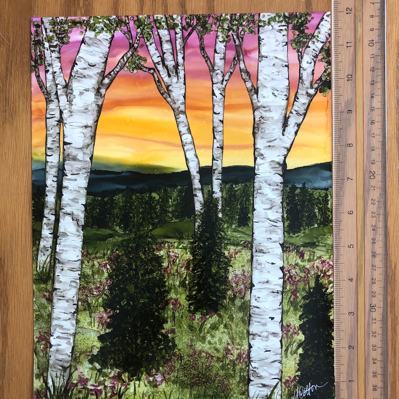 Alcohol Ink Painting - Etsy