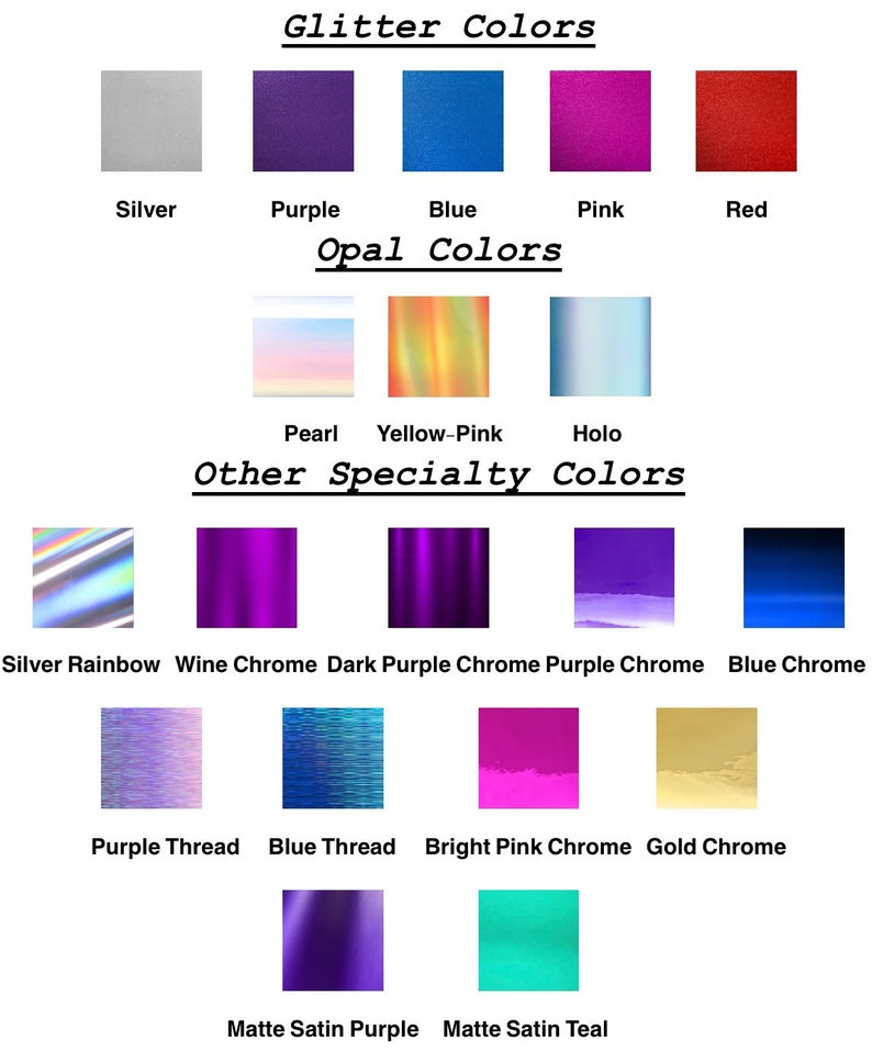 Custom Vinyl Name Decal NEW COLORS - Etsy