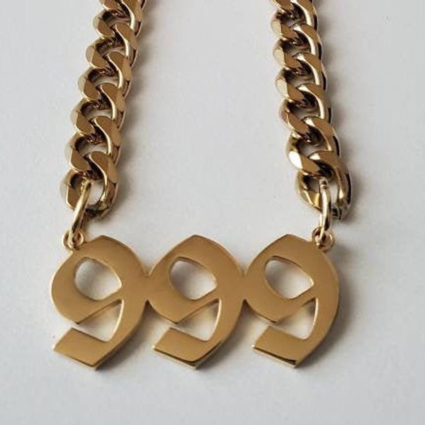 Juice Wrld 999 Necklace - Etsy