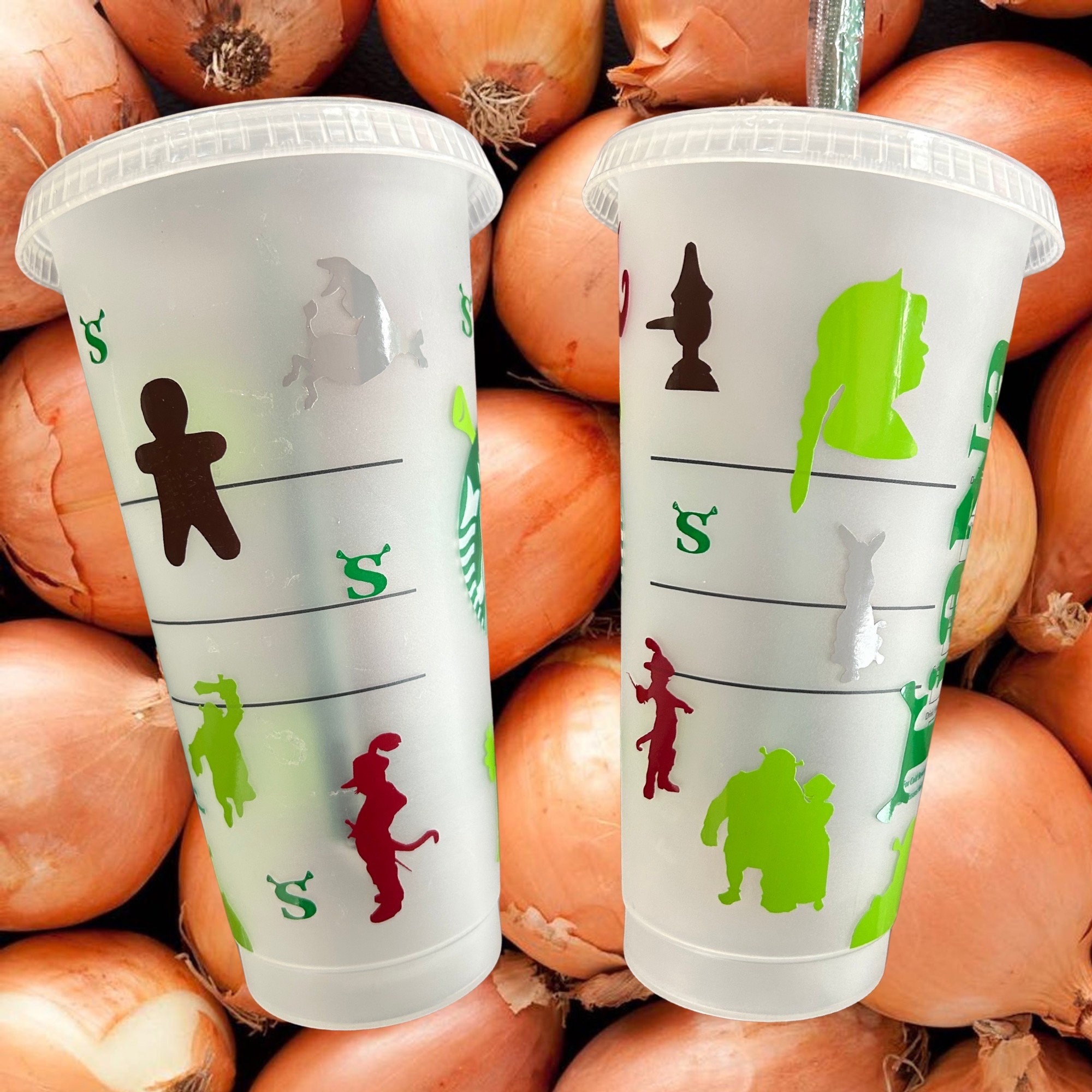 Custom Shrek Starbucks Cup Personalized Starbucks Reusable Cold Cup ...