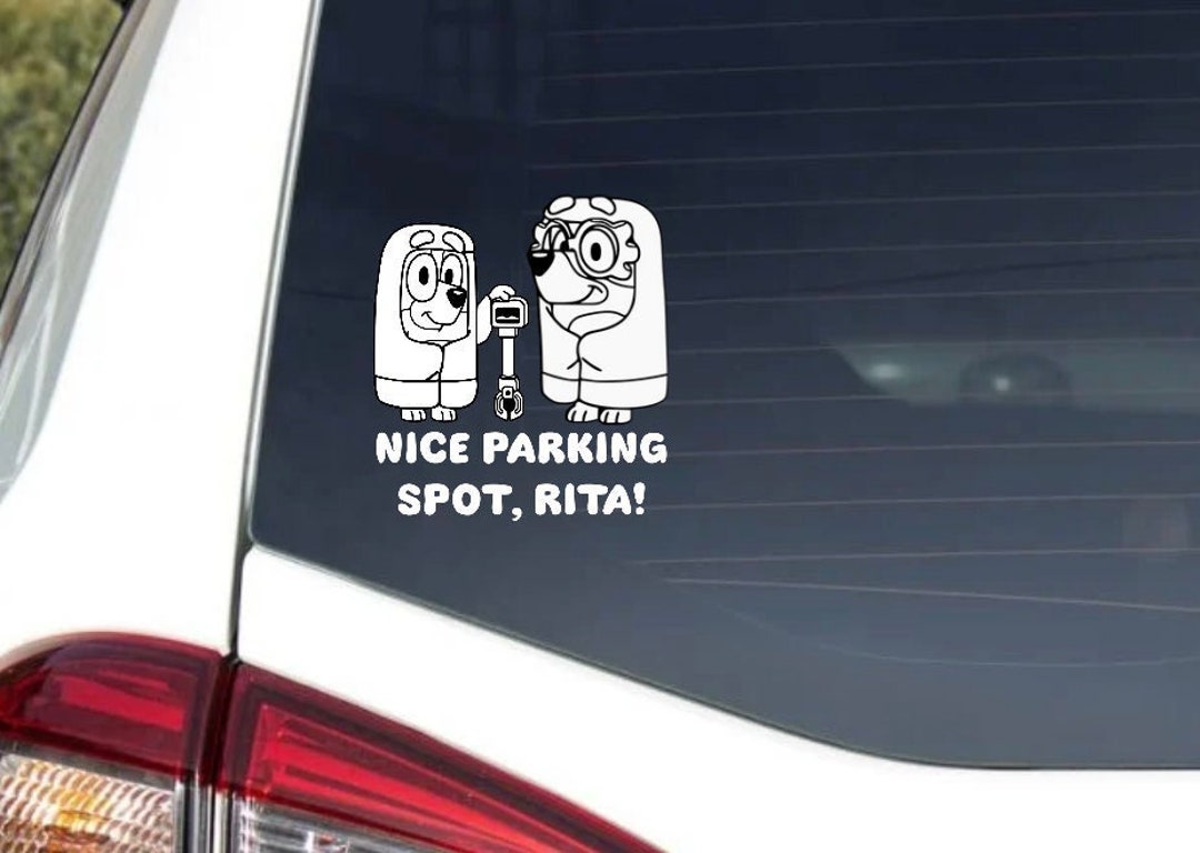 Bluey Car Sticker Waterproof - Etsy