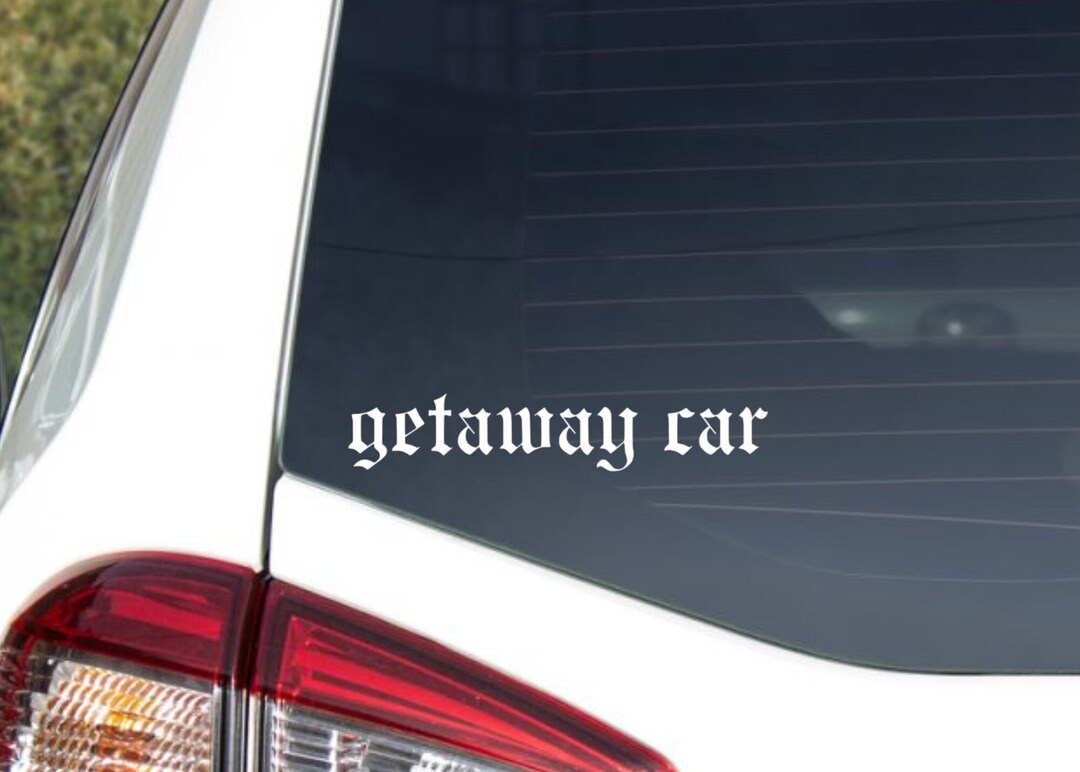 Taylor Swift Getaway Car Sticker Waterproof Taylor Swift Reputation ...