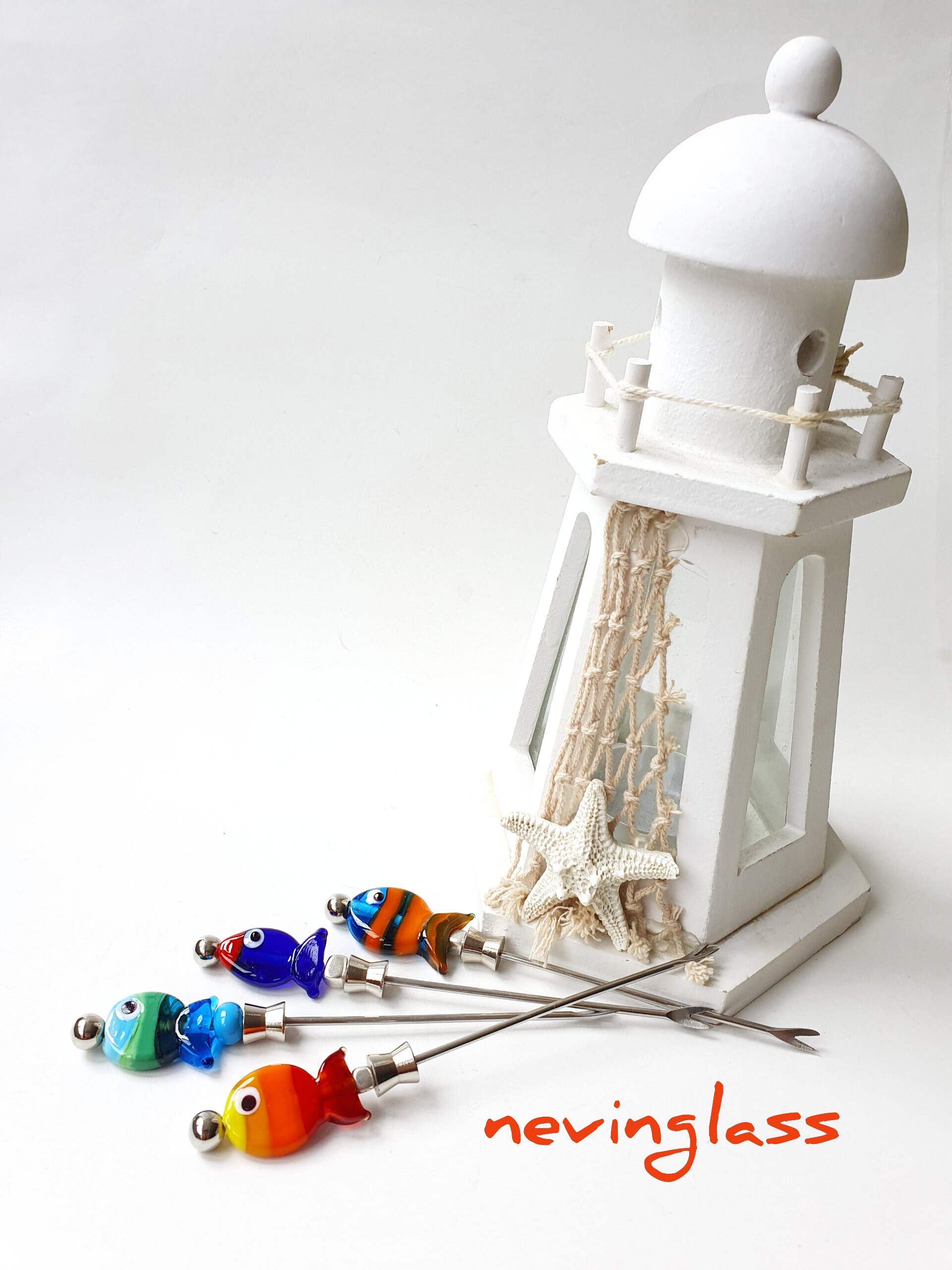 Set of 4 Pieces Food Pick / Appetizer Pick With Colorful - Etsy