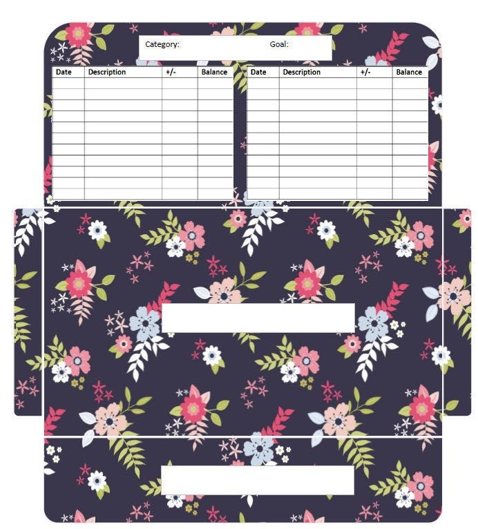 Printable Cash Envelopes sunny Stroll I Instant Download - Etsy