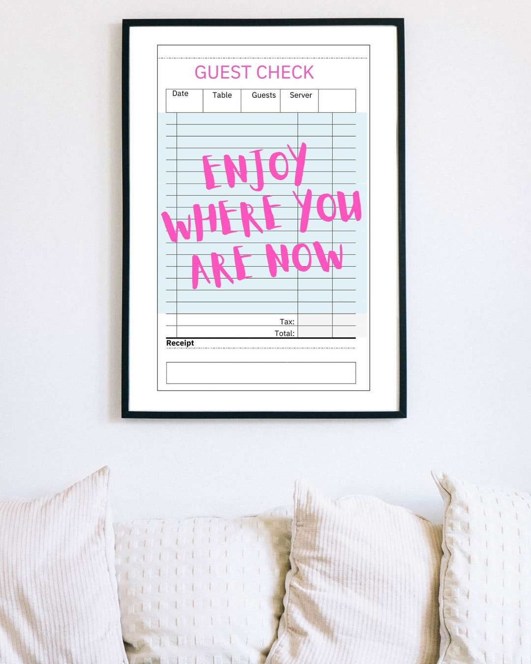 GUEST CHECK Digital Download - Etsy