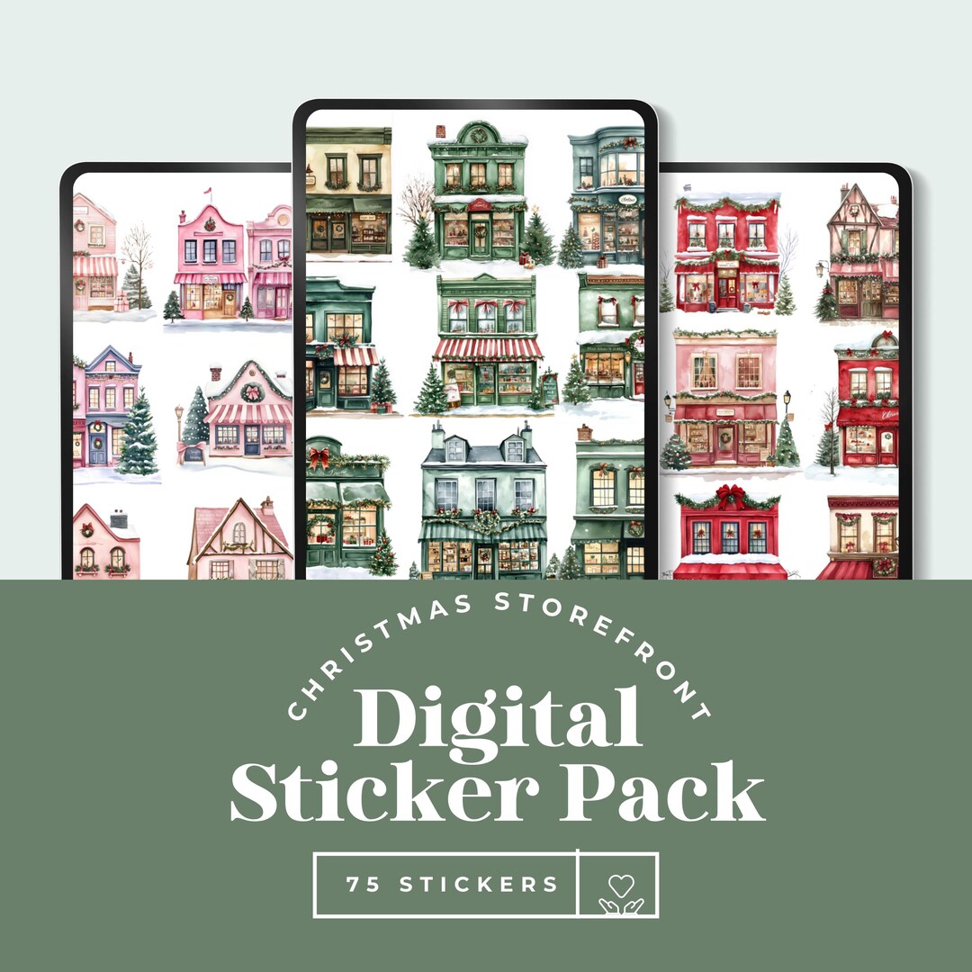 Digital Stickers for Holiday Planner | Transparent Pngs | Winter ...