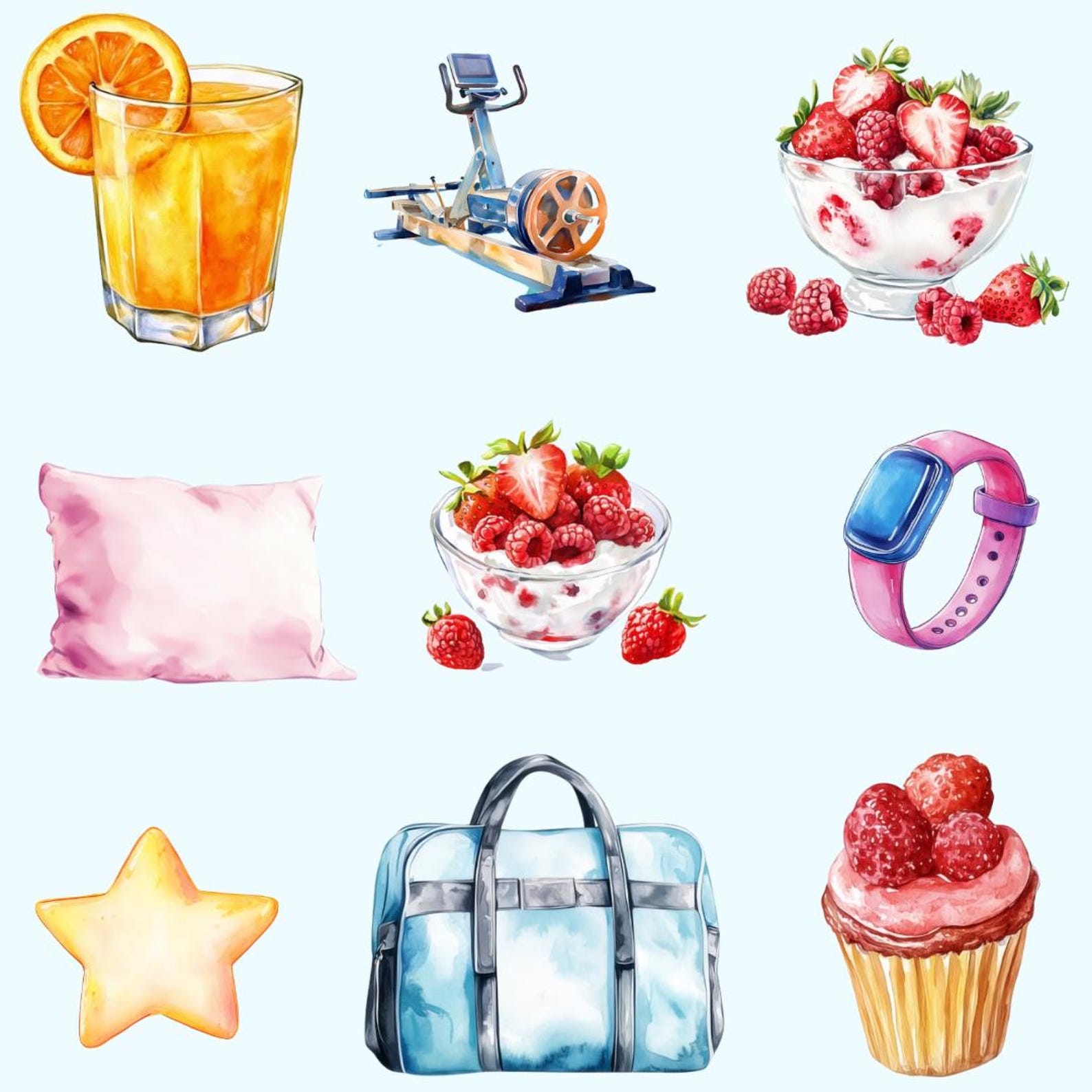 Health Digital Stickers | Health and Fitness Digital Stickers | Health ...