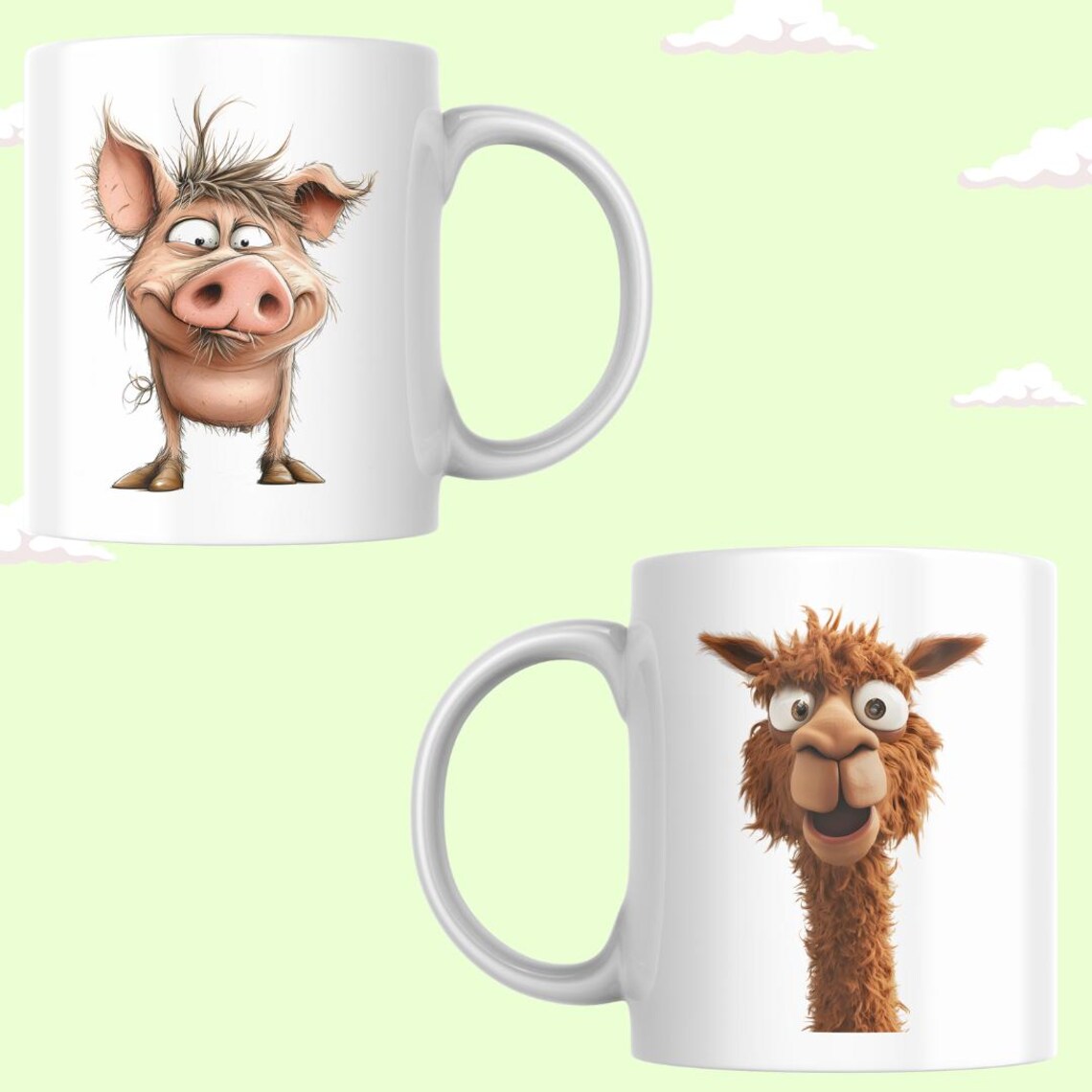 Quirky Farm Animal Clipart | Funny Farm Animal Clipart | Clipart Farm ...